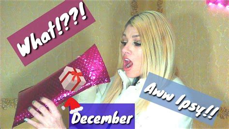Ipsy December Unbagging YouTube