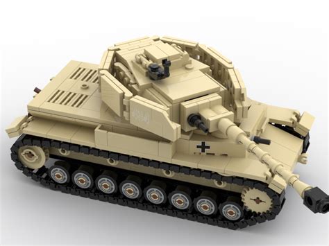 Lego Moc Panzer Iv Ausf G Tank By Gunsofbrickston Rebrickable Build