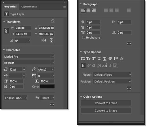using the enhanced properties panel in photoshop cc 2020