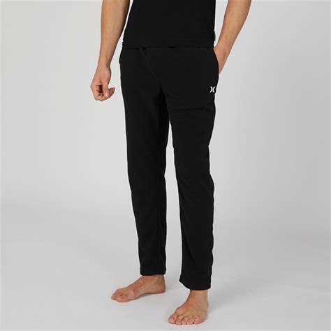 Buy Hurley Mens Fleece Lounge Pants Black