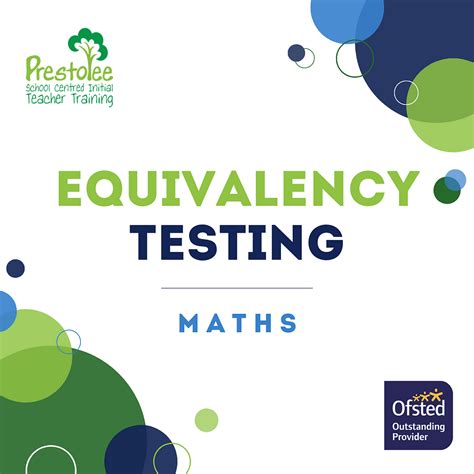 Maths Equivalency Prestolee Scitt