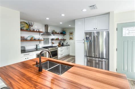Floating Butcher Block Shelves At Hayden Ness Blog