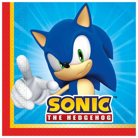 Buy Sonic The Hedgehog Party Tableware And Decorations Bundle 16 Guests