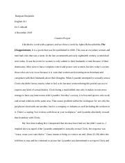 Interpreting The Disappointment By Aphra Behn Course Hero
