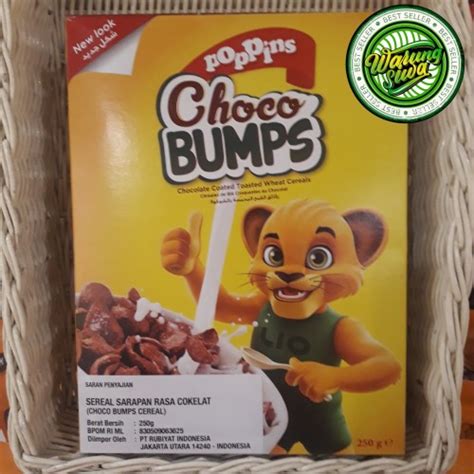 Jual Poppins Choco Bumps Cereal Sereal Sarapan Rasa Coklat 250 Gram