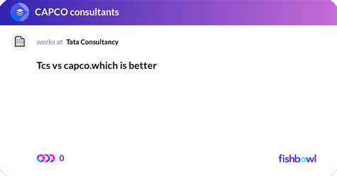 Tcs Vs Capco Which Is Better Fishbowl