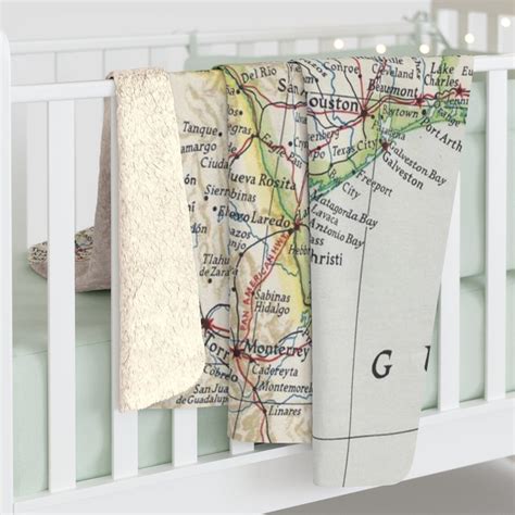 Texas Fleece Blanket Texas Map Blanket Texas Blanket Texas