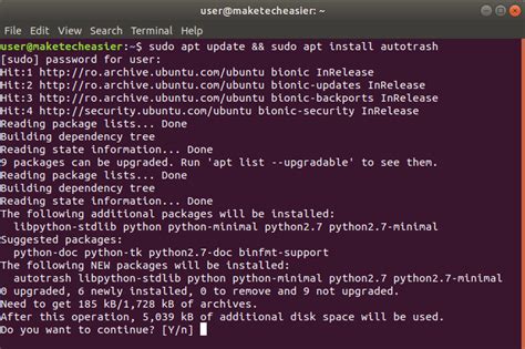 How To Automatically Delete Old Files From Trash On Linux Make Tech