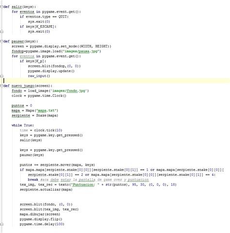 Python Pausa En Juego