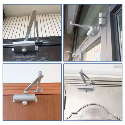 60 85kg Door Closer Silver Aluminum Alloy Heavy Du Grandado