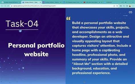 Pragyan Gupta On Linkedin Technohacks Edutech And Prodigy Intern Task 4 Portfolio Website