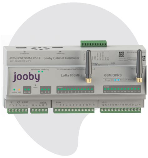 Jooby Cabinet Control — Smart Outdoor Lighting Control And Monitoring System