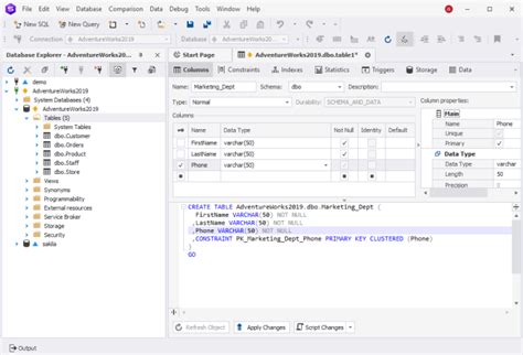 Create Table In Sql Server Guide With Examples