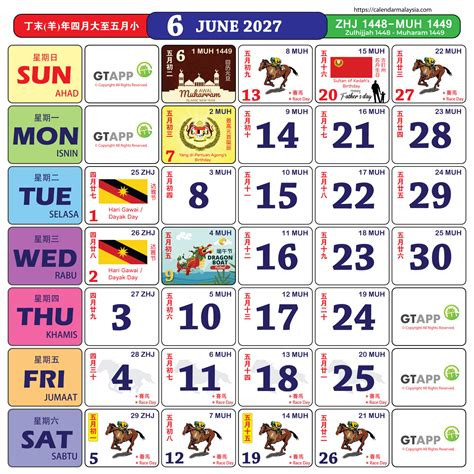 Calendar Malaysia 2027 Calendar Malaysia