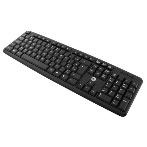 Teclado Bright ABNT2 USB Preto Loja Zeus Games