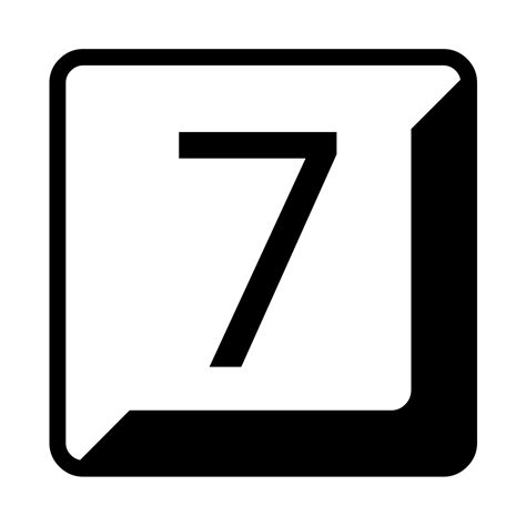 7️⃣ Keycap 7 Emoji Seven Emoji