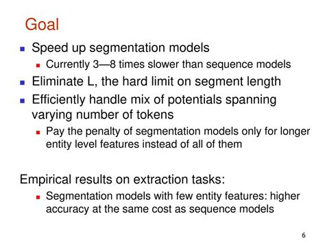 efficient inference on sequence segmentation models ppt download