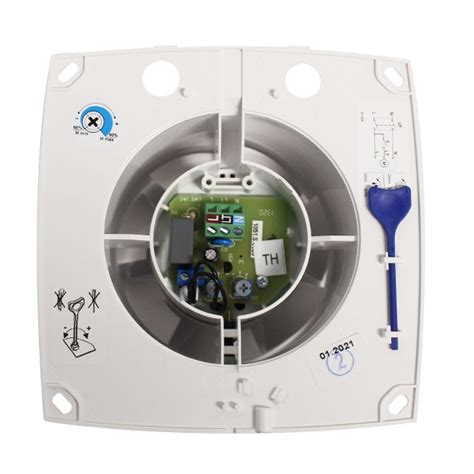 Bathroom Fan Humidity Sensor Timer Ø100mm Silent