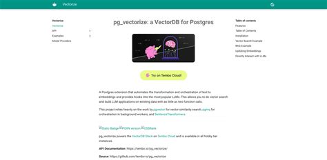pg vectorize 在postgresql上构建ai工作负载的最简单方法 vectorize rag csdn博客