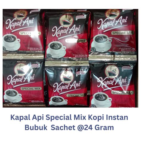 Jual Kapal Api Special Mix Kopi Instan Bubuk Sachet 24 Gram 10 Sachet