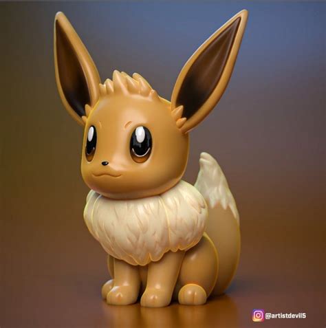 Eevee 3d Print Etsy Pokemon Cute Pokemon Wallpaper Eevee Wallpaper