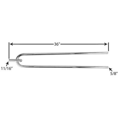 Curtis Style Radius Rods 36 Inch Chrome Steel Curtis Style Radius Rods 36 Inch Chrome Steel