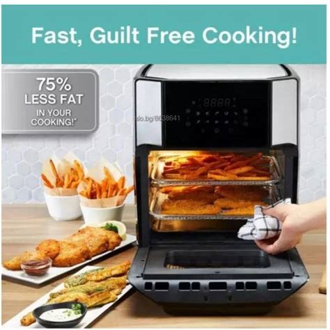 Еър фраер Air Fryer фурна с горещ въздух Jmk Xxl 12 литра 3000 W 10