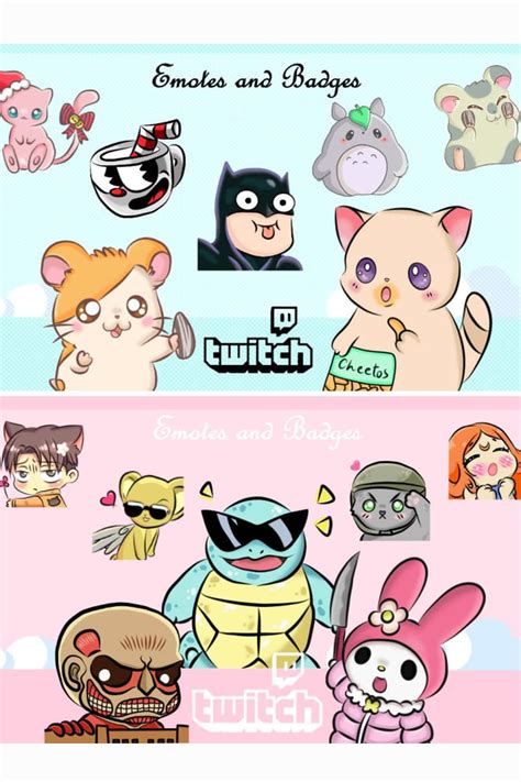 I Will Create Custom Twitch Emotes And Sub Badges Discord Sticker