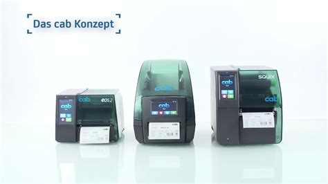 Vorstellung Etikettendrucker Cab Eos2 Eos5 Youtube