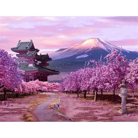 Diamond Painting Strass Complet Paysage Peinture Diamant 5D Complet