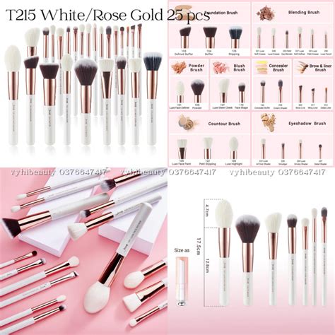 Set cọ Jessup T White Rose gold cây Shopee Việt Nam