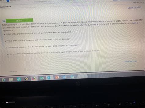 solved exercise 06 19 question 4 of 4 check my work ebook