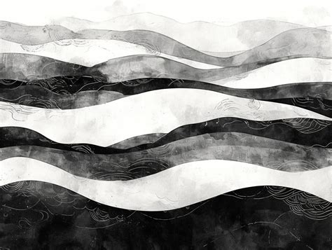 波のレイヤー｜イラスト・フリー素材なら「シンテリ」