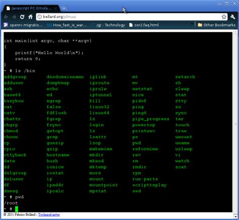 Linux Emulated In A Web Browser