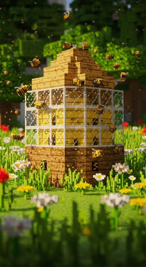 11 Inspiring Bee Farm Minecraft Ideas