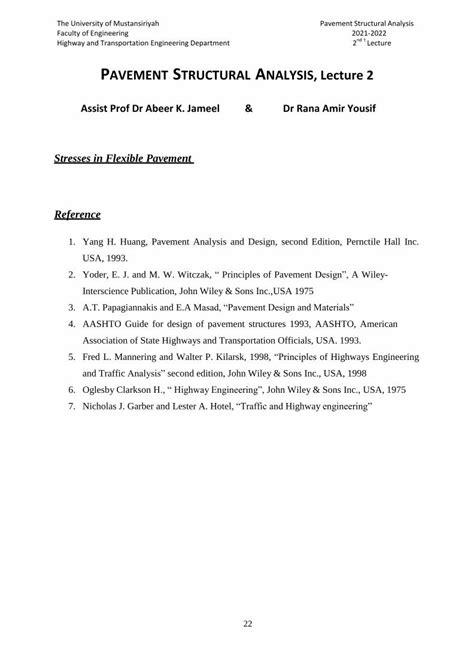 Pdf Pavement Structural Analysis Lecture 2 Dokumentips