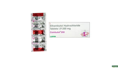 Buy Combutol 200mg 10 Tablets Online At Best Prices Wellness Forever