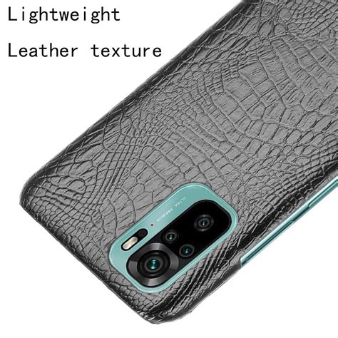 For Xiaomi Redmi Note 10 4gnote 10s Shockproof Crocodile Texture Pc
