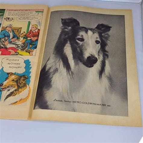Lassie 1 Dell 1950 20 Gd Golden Age First Issue Photo Cover Comic
