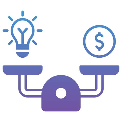 Break Even Point Generic Gradient Fill Icon