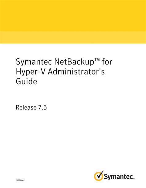 Pdf Netbackup Adminguide Hyper V Dokumentips