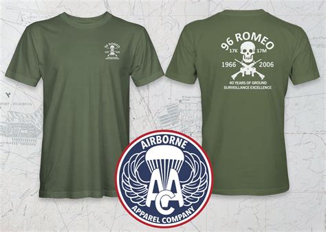 96r 17k 17m 40 years cotton tee airborne apparel co