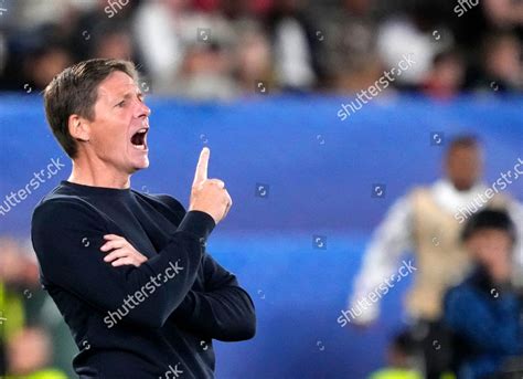 Frankfurts Head Coach Oliver Glasner Gives Editorial Stock Photo