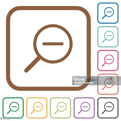 簡單的圖示縮小向量圖形及更多主題圖片 主題 削減 咖啡色 Istock