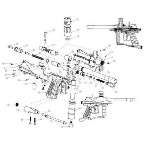 Comprehensive Paintball Gun Parts Diagram For Easy Understanding