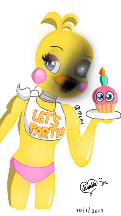 Fnaf 2 Toy Chica Fan Art By Memo Neko328 On Deviantart