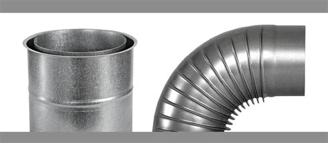 Color Emajl Doo Aluminized Sheet Flue Pipe Programme Aluminized