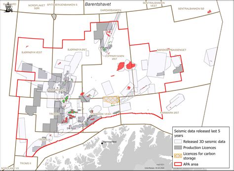 Large Area With New Released Datasets In The Barents Sea The
