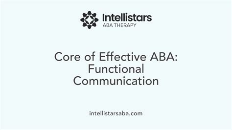 The Importance Of Functional Communication In Aba Therapy
