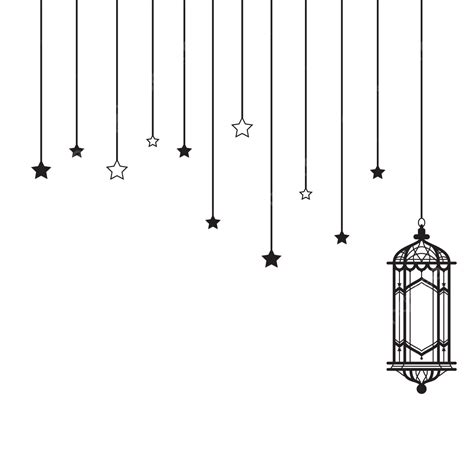 تصميم الفانوس المتجه عيد مبارك فانوس رمضان Png والمتجهات للتحميل مجانا